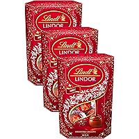Lindt Lindor Milk Chocolate Truffles Box - Approx 16 balls, 200g ...