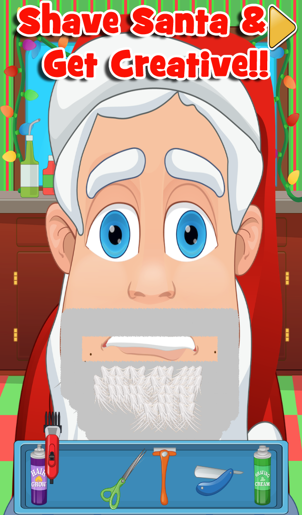 Christmas Shave - Santa's Beard & Barbershop Salon: Amazon.co.uk ...