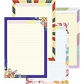 ARTYSCALE A4 Designer Multicolour Project Paper Sheet (One Side Ruled ...