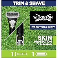 WILKINSON SWORD - Hydro Trim & Shave Skin Protection for Men | Razor ...