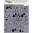 The Crafter's Workshop Stencil 8.5X11 Dreamsicle 1N Letters : Amazon.co ...