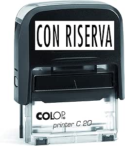 Timbro CON RISERVA Autoinchiostrante Pronto all'uso con Testo ...