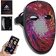 megoo Led Mask with App Bluetooth Programmable Customized,Led ...