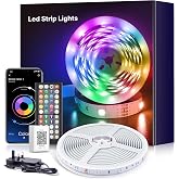 Keepsmile 30M Led Strip Lights (2 Rolls of 15M) Bluetooth Smart App ...