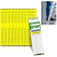 Ladder Tags Scaffold Inspection Record Tag 10 Inserts Tags Weatherproof ...