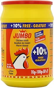 Jumbo Halal Chicken Stock Powder 1 kg (Pack of 2): Amazon.co.uk: Grocery