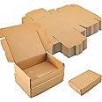 YKUKIZEE 30 Pack Small Corrugated Cardboard Shipping Boxes, 14x10x4 cm ...