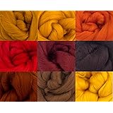 Molten Designs Merino Wool Tops - Ocean Pack of 9 : Amazon.co.uk: Home ...