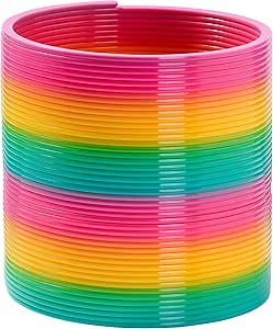 THE TWIDDLERS - Giant Magic Rainbow Spring Slinky for Children - Party Fillers Fidget Gift Toy ...