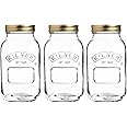 Ravenhead 0.5 Litre Kilner Preserve Jar, Sleeve of 3 : Amazon.co.uk ...
