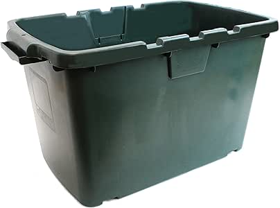 Coral 55 Litre Green Outdoor Kerbside Waste Recycling Box/Storage Box ...