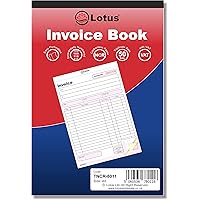 Triplicate Invoice Book | 3-Part Invoice Book Triplicate | A5 (143 x ...