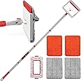 JEHONN Skirting Board Cleaner Tool with Long Handle 142 cm, Wall Mop ...