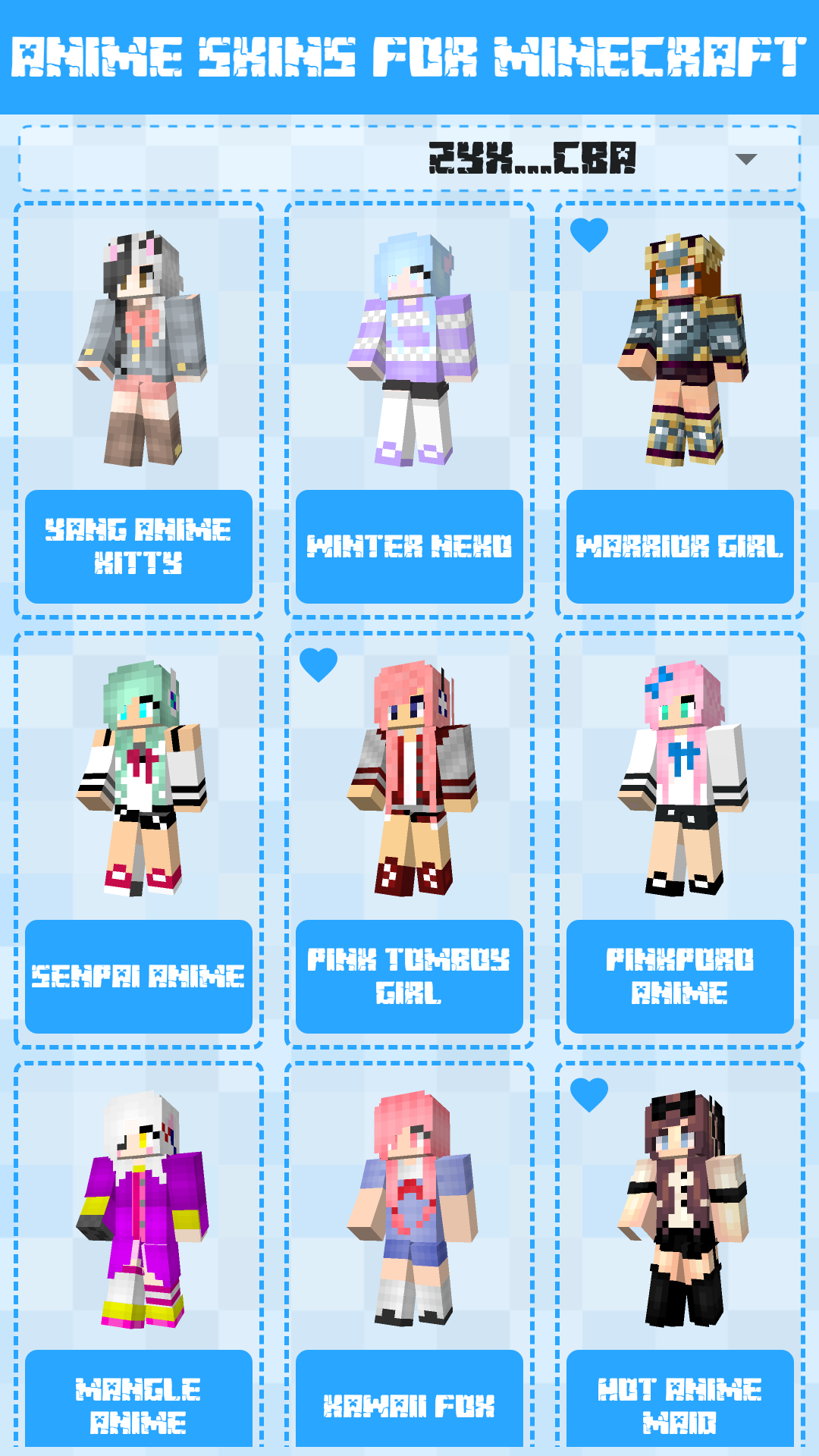 Anime Skins for Minecraft PE - Browse hundreds of the best anime skins ...