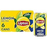 Lipton Lemon Ice Tea Can 330 ml (Pack of 24), low calorie soft drink ...