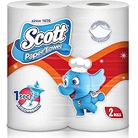 Scott Multi Purpose Kitchen Tissue Paper Towel, Value Pack, 2 PLY, 79 ...