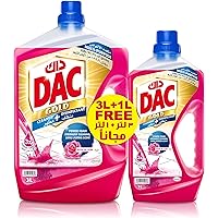 Dac Gold Disinfectant Multi-Purpose Cleaner - Rose (3 Litres + 1 Litre ...