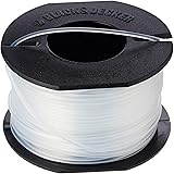 BLACK+DECKER Bobine de Rechange pour Coupe-Bordures, 50 m de Fil en Nylon Transparent et ...