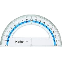 Helix 180 degree Blackboard and Whiteboard Protractor : Amazon.co.uk ...