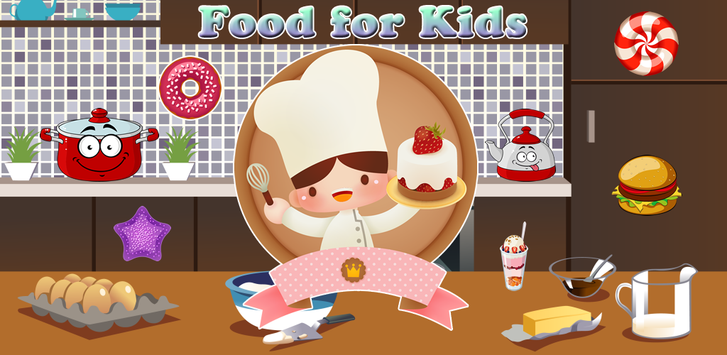 Cibo per bambini ed i più piccoli : giochi di puzzle in cucina ! giochi ...