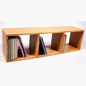 Wood CD Rack (Holds up to 48 CDs): Amazon.co.uk: Kitchen & Home