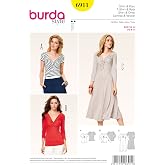 Burda Schnittmuster Shirt, Kleid mit Raglan?rmeln 6910 : Amazon.de ...