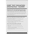 Buy GMAT Test Simulation – Laminated Scratch Pad with Two Markers and ...