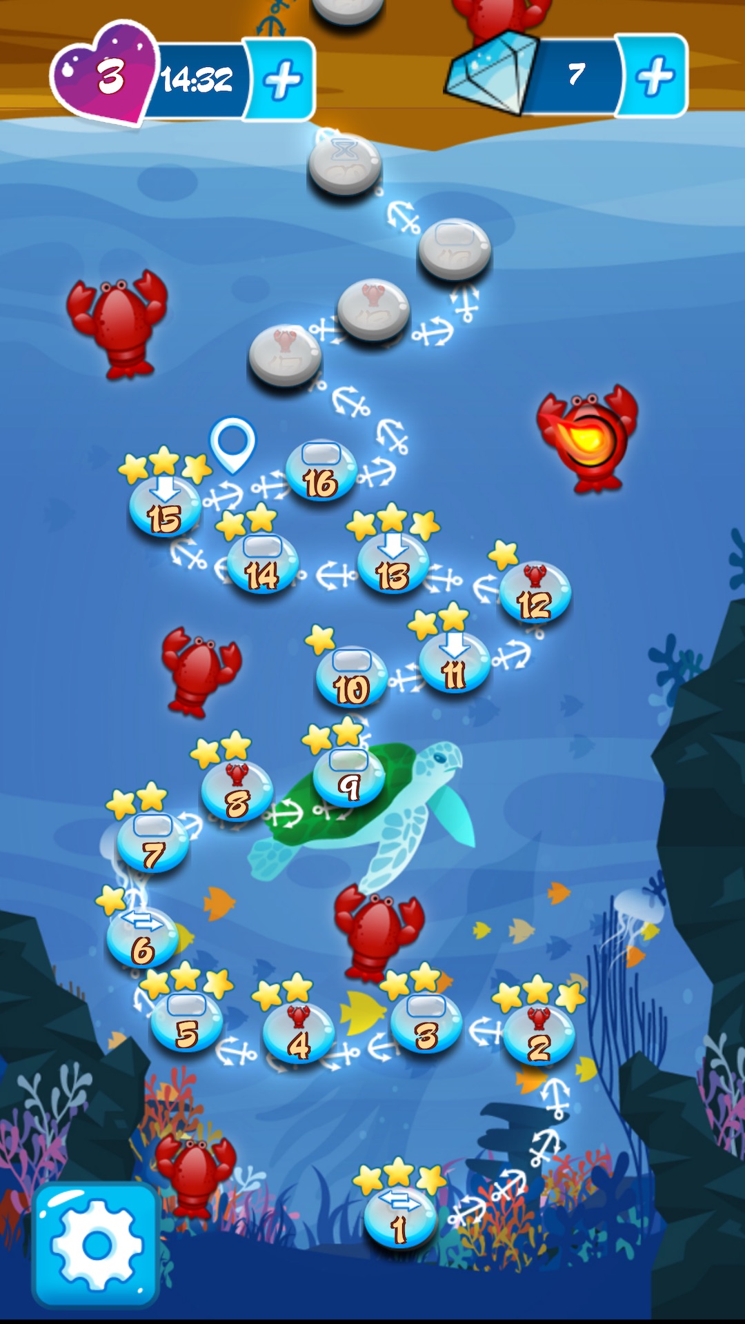 Water Animals Splash - A Match 3 Game : Amazon.co.uk: Apps & Games