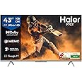 Haier 108 cm (43) P7GT Series 4K Ultra HD Smart LED Google TV 43P7GT-P ...