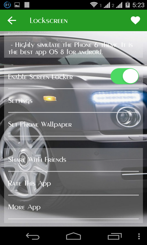 Car Lockscreen Wallpaper : Amazon.de: Apps & Spiele