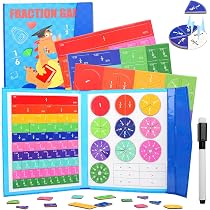 Magnetic Fraction Book Magnetic Fraction Tiles & Circles Set - Math ...