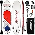 ACOWAY Inflatable Stand Up Paddle Board, 10'6" ×32" × 6" Sup for All ...