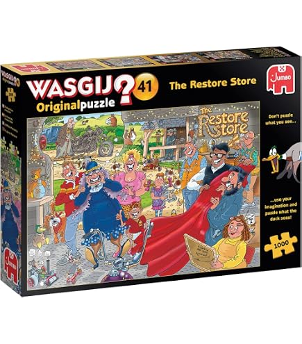 1000 Piece Adult Puzzle Wasgij Original 46 Middle Aisle Madness 1000 ...
