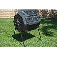 Dual Chamber Compost Tumbler Bin 160 L Capacity rotatable, Better Air ...