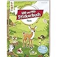 Das Hin-und-weg-Stickerbuch. Tiere: Mit über 200 wiederablösbaren ...