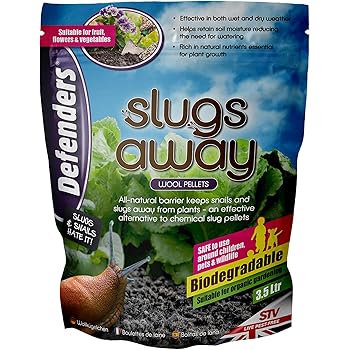 Vitax 5L Slug Gone Natural Wool Barrier Pellets: Amazon.co.uk: Garden ...