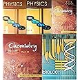 NCERT textbooks class 12th physics part 1&2 chemistry part 1&2 and biology 2025-26 Edition (pack ...