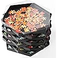 Becko Stackable Puzzle Sorting Trays Jigsaw Puzzle Sorters with Lid ...