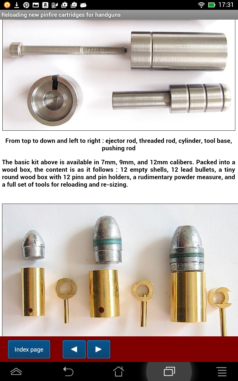 Reloading pinfire cartridges: Amazon.co.uk: Appstore for Android