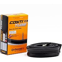 Continental Race 28 700 x 25-32c Bike Inner Tubes with Presta 60mm Valve (Pair),Black : Amazon ...