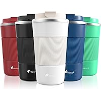 Esteopt Travel Mug, Insulated Coffee Cup with Leakproof Lid - Vacuum ...