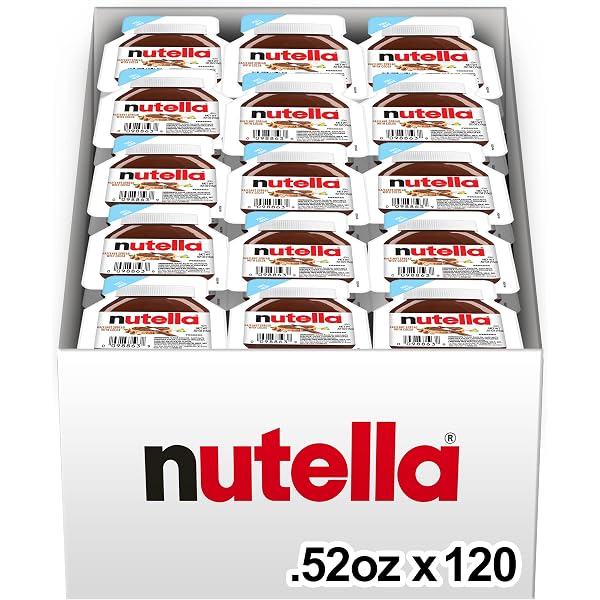Marmite Portions Nutella Portions – 30 X 15g Single-Serve Spread Packs ...