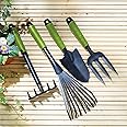 4-Piece Long Handled Garden Tool Set : Amazon.co.uk: Garden