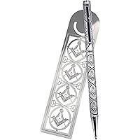 Masonic Ballpoint Pen and Bookmark Set in Presentation Box : Amazon.co ...