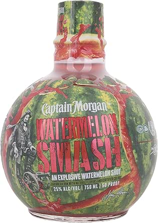 Captain Morgan Watermelon Smash Liqueur 0.75 L : Amazon.fr: Epicerie