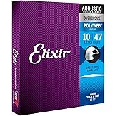 Elixir Strings Acoustic Guitar Strings, 6 String, Custom Light POLYWEB Coating : Amazon.in ...