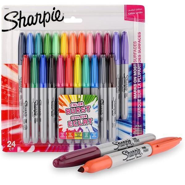 Sharpie Special Edition Cosmic Colors Fine Permanent Markers Set Pac ...