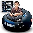 Inflatable Gaming Chair for Kids & Teens with Cup Holders and Side ...