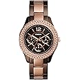 Fossil Damen Analog Quarz Uhr mit Edelstahl Armband ES4079 : Amazon.de ...