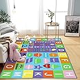 Capslpad Kids Play Rug ABC Alphabet Numbers Shapes Weather Learning ...